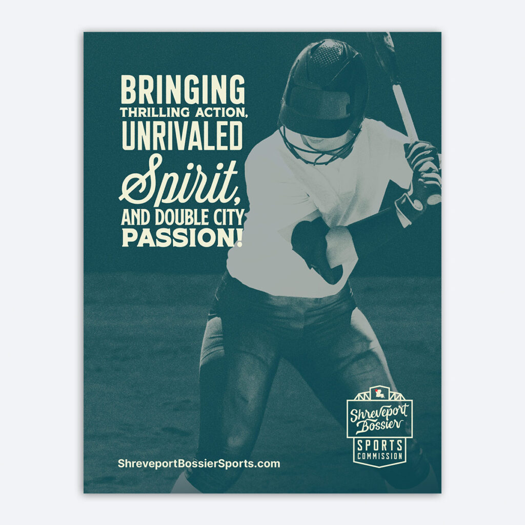 Shreveport-Bossier Sports Commission Ads | Gorilla Design Studio
